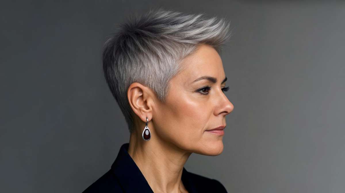 Timeless Silver Pixie Cuts from Every Angle - Likeeed