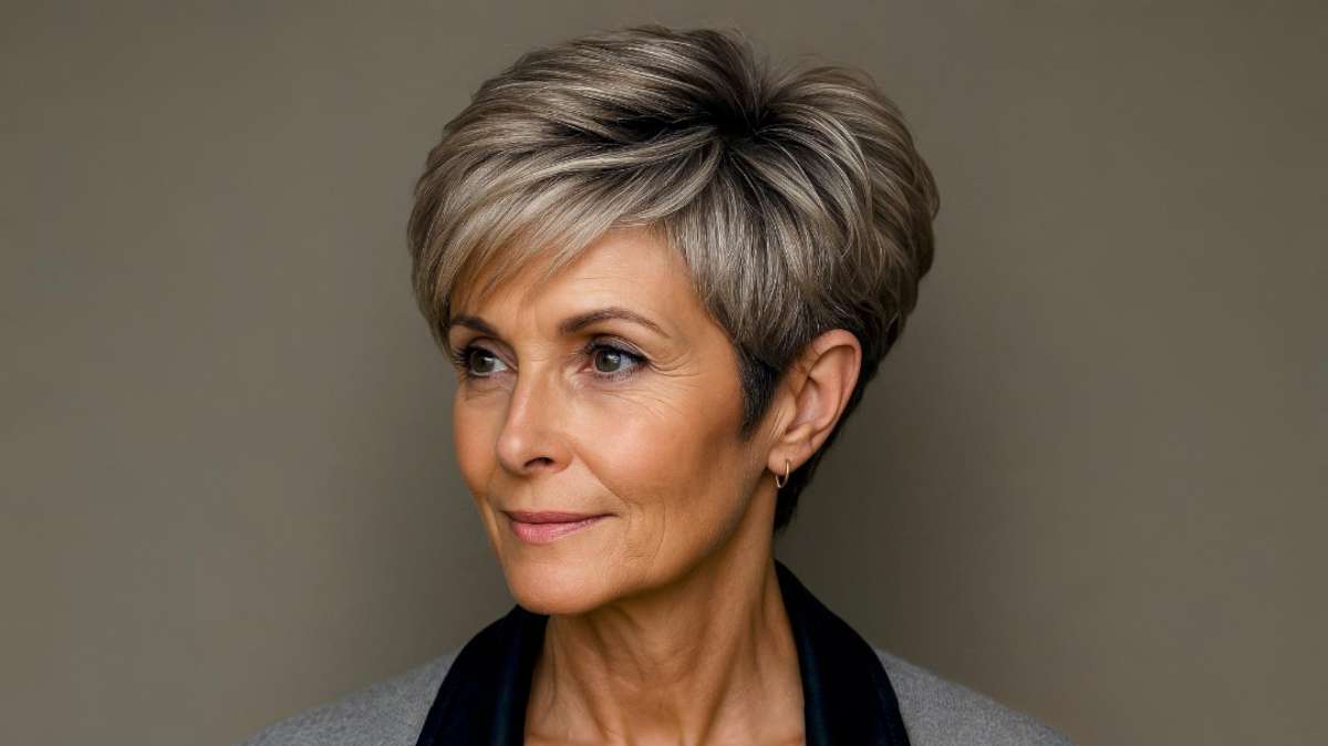 Sophisticated Silver Pixie Cuts with Timeless Elegance - Likeeed