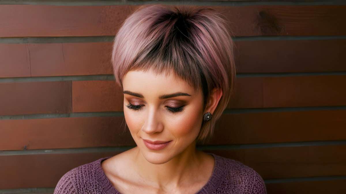 Smoky Rose Pixie Cuts: Modern Elegance in Every Angle - Likeeed